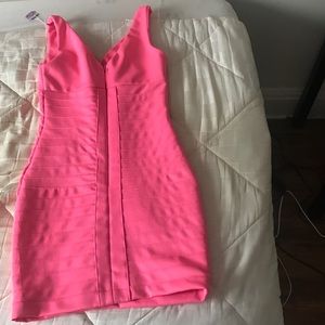 Va Va Voom | Dresses | Hot Pink Bodycon Dress | Poshmark